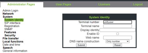 Unify IP Phone Some Key Combinations