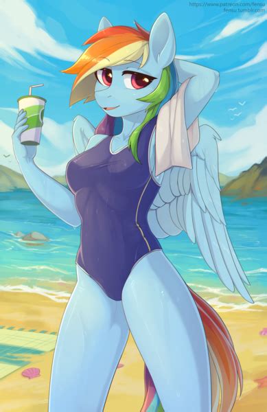 Rainbow Dash Anthro Sexy