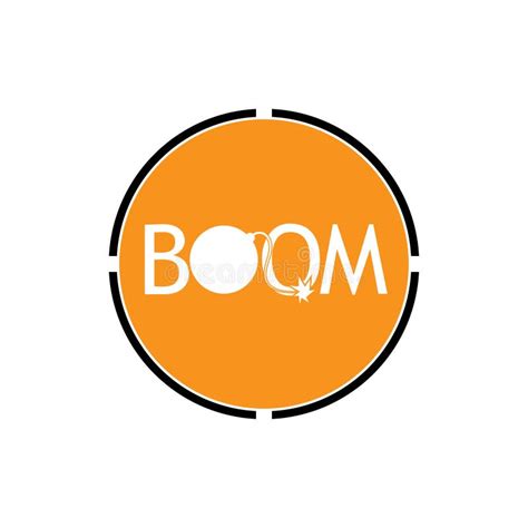 Fondo Vectorial De Icono De Boom Ilustración Del Vector Ilustración