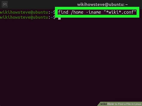 3 Ways To Find A File In Linux WikiHow