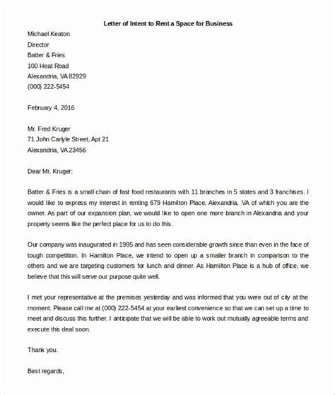 Sample Letter Of Intent For Franchise Application Coverletterpedia