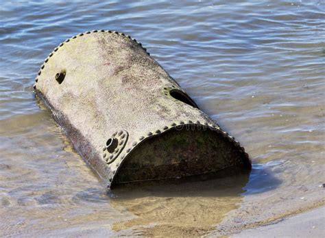 Rusted Metal Objects From An Old Tip At Lyme Regis Stock Image Image