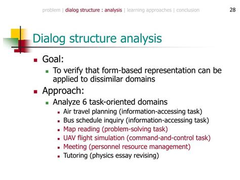 Ppt Learning The Structure Of Task Oriented Conversations From The