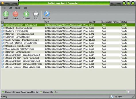 Download Audio Music Batch Converter V AfterDawn Software Downloads
