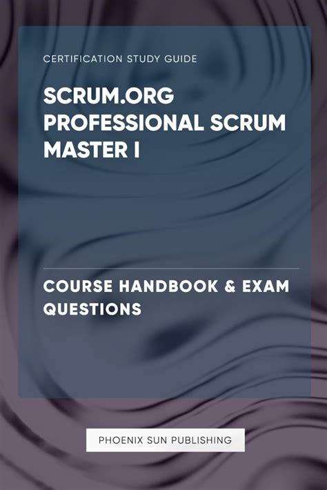Scrum Org Professional Scrum Master I Certification Course Handbook Exam Questions
