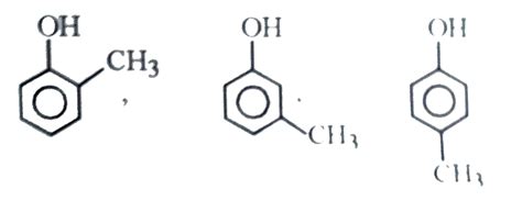 An Aromatic Compound Has Molecular Formula `c7h8o` The Number Of