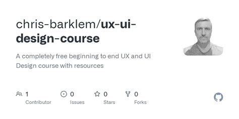 github chris barklem ux ui design course a completely free beginning to end ux and ui design