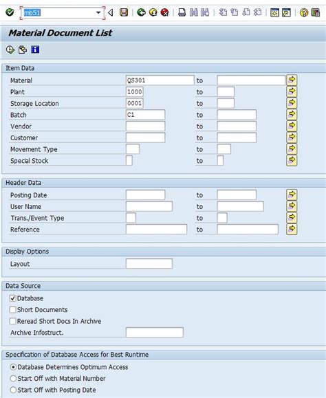 SAP Sample Programs MIGO Post Document