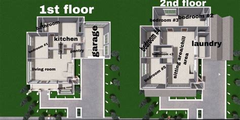 Roblox Bloxburg House Layouts 2 Story