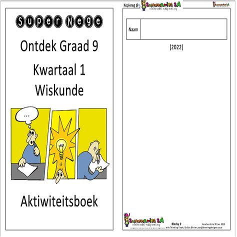 Graad 9 Wiskunde Aktiwiteitsboek Kwartaal 1 • Teacha