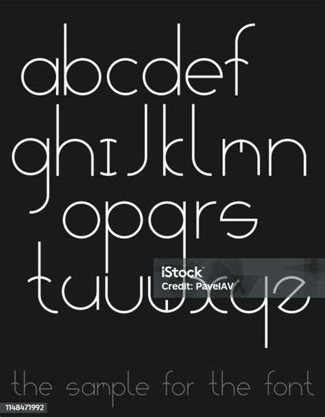 Font Tebal Desain Dekoratif Seperangkat Surat Ilustrasi Stok Unduh