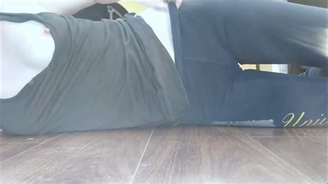 Girl Peeing In Flared Leggings ThisVid Com