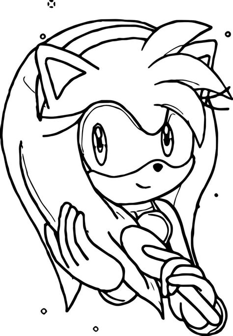 Desenhos De Amy Rose Sonic Para Colorir Desenhos Imprimir