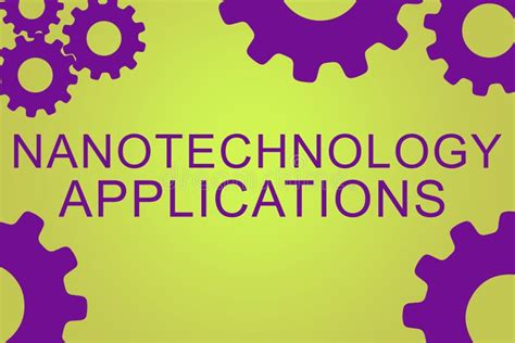 Concepto De Los Usos De La Nanotecnología Stock De Ilustración