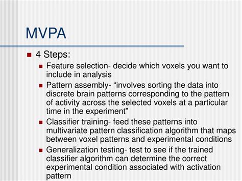 Ppt Multi Voxel Pattern Analysis Mvpa And “mind Reading” Powerpoint