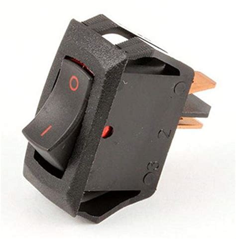 Carling Technologies Interrupteur à bascule SPST 16 A 250 V Noir RA901