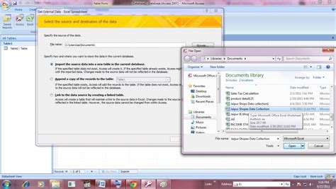 Convert Microsoft Excel To Microsoft Access
