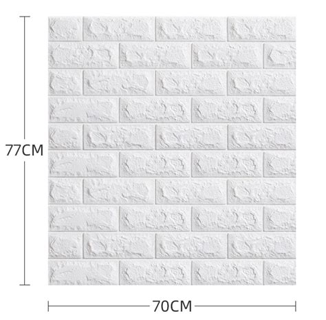 วอลเปเปอร์ 3d แผ่นใหญ่ 70 70cm รุ่นหนาพิเศษ 9mm Wallpaper สามมิติ ติด