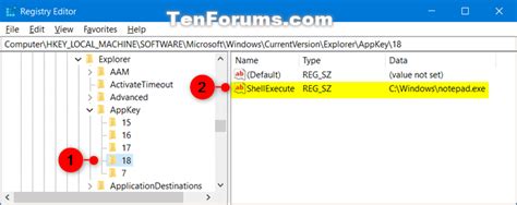 How To Customize Or Disable App Keys For Keyboard In Windows 10 Tutorials