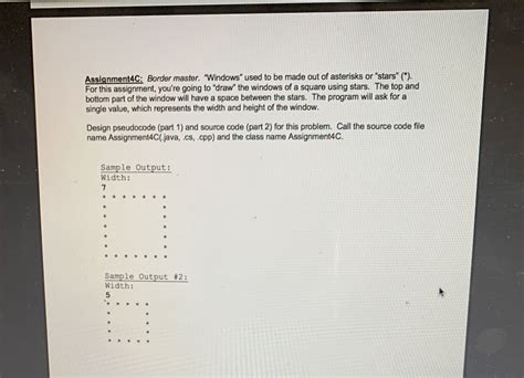 solved assignment4c border master windows used to be