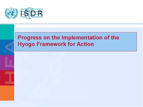 The Hyogo Framework For Action 2005 2015 Building