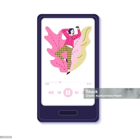 온라인 음악 또는 라디오 응용 프로그램 인터페이스 스케치 벡터 일러스트 레이션 격리 0명에 대한 스톡 벡터 아트 및 기타 이미지 0명 Mp3 플레이어 낙서 드로잉