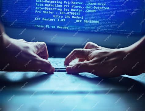 Premium Photo Hacker Hands And Cyber Security Password And Website