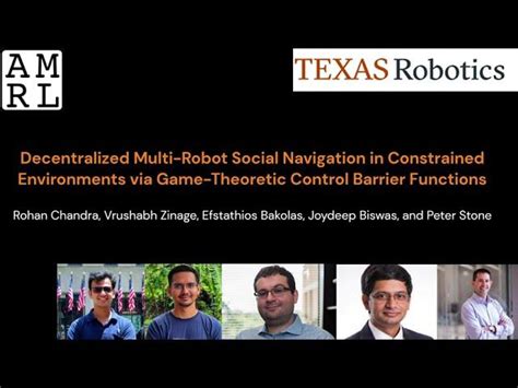 Vrushabh Zinage On Linkedin Decentralized Multi Robot Social
