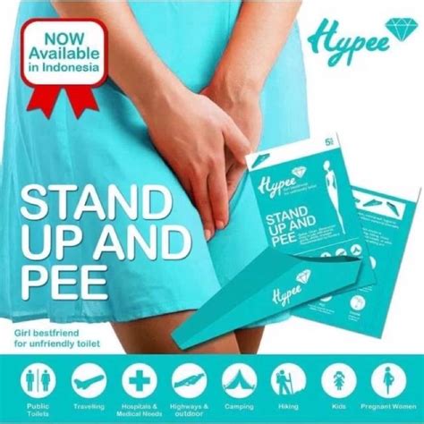 Jual New Hypee Stand Up Pee For Girls 5pcs Corong Pipis Disposable