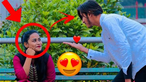 Giving Flying Kiss To Stranger On Road Epic Reaction 😂😂 Youtube