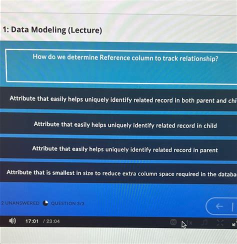 Solved 1 Data Modeling Lecturehow Do We Determine