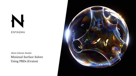 Easy Minimal Surfaces Using PBDs Grains In 2024 Houdini Vfx Soap
