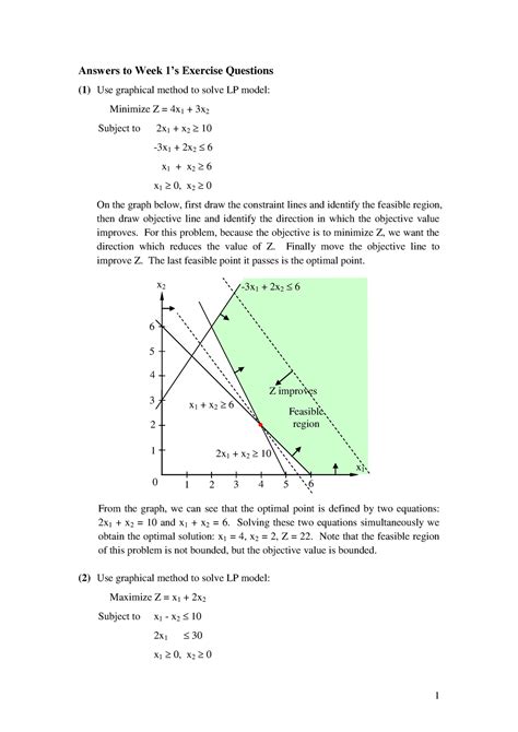 Solutions To Week 1 Exercises 1 Answers To Week 1s Exercise