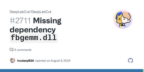 Missing Dependency `fbgemmdll` · Issue 2711 · Deeplabcutdeeplabcut