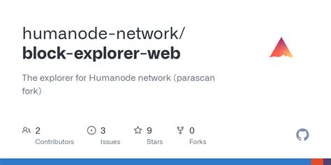 Github Humanode Networkblock Explorer Web The Explorer For Humanode