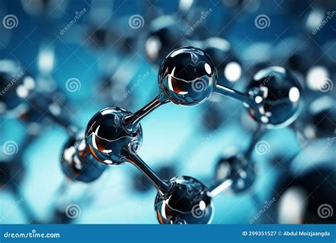 Science Molecular Structure Background With Atom Molecule Medical Concept Stock Illustration