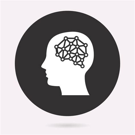 Artificial Intelligence Vector Icon Illustration Isolated Simple