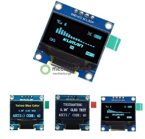 YELLOW BLUE WHITE X OLED I C IIC Serial LCD LED SSD Display EUR PicClick DE