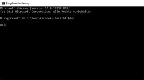 gpresult html bericht erstellen