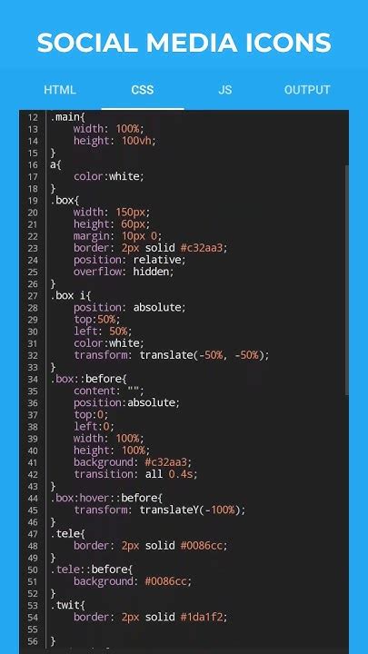 Social Media Icons Shorts Html Css Mswminthn Webdesign
