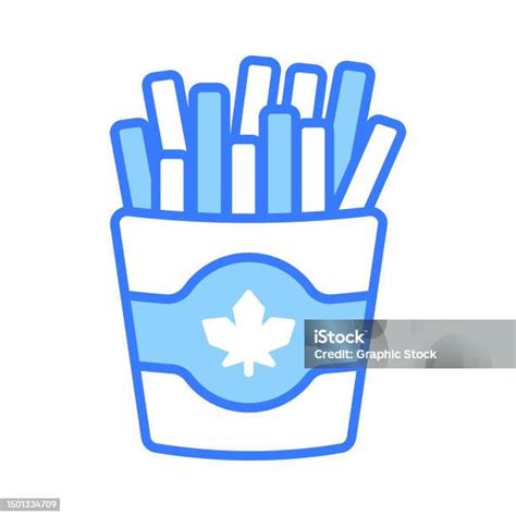 현대적인 스타일의 맛있는 감자 튀김 벡터 디자인 아이콘 사용 준비 Comfort Food에 대한 스톡 벡터 아트 및 기타 이미지