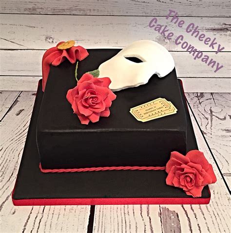 Phantom Of The Opera Themed Cake All Handmade And Edible The Cheeky