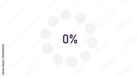 Animated Progress Circle Circular Loading Animation Dots Diagram