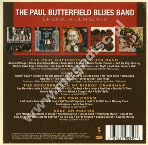 PAUL BUTTERFIELD BLUES BAND Original Albums 1965 1969 5CD UK