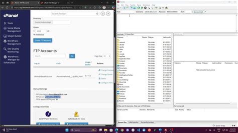 How To Access Cpanel Ftp Using Filezilla 🚀 Easy Ftp Connection Youtube