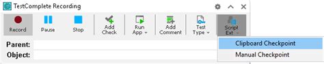 Clipboard Checkpoints Testcomplete Documentation