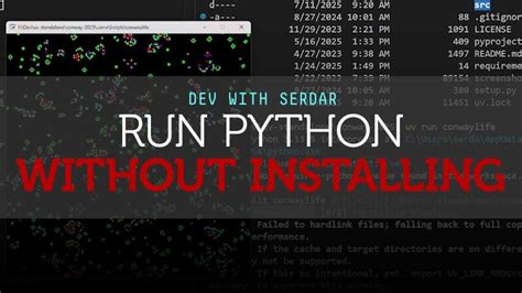 use uv to run python packages and programs without installing infoworld