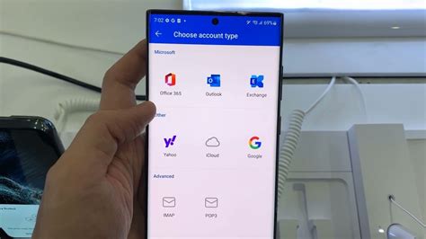 How To Setup Outlook On Samsung Galaxy S22 S22 Ultra YouTube