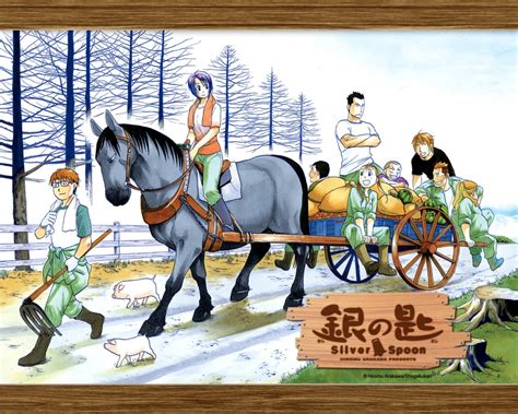 銀の匙 Silver Spoon八軒勇吾 御影アキ 駒場一郎 常盤恵次 稲田多摩子 稲田真一郎 相川進之介 吉野まゆみ荒川弘 壁紙