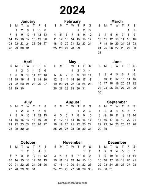 Printable Yearly Planner